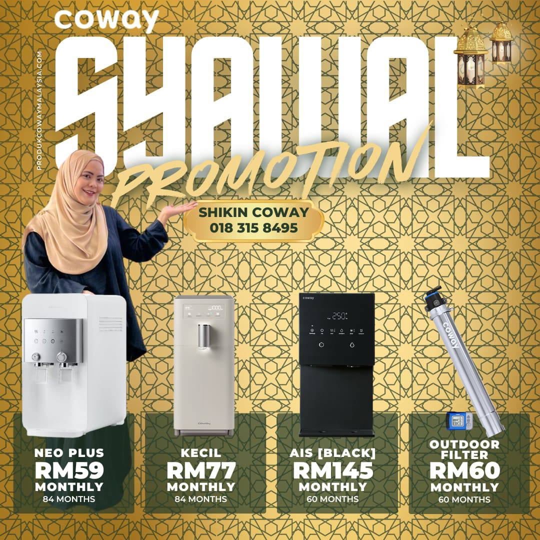 Senarai Promosi Produk Coway 2024 Terbaru